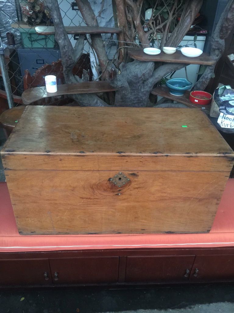 Traditional baul or wood chest, Furniture & Home Living, Kitchenware ...