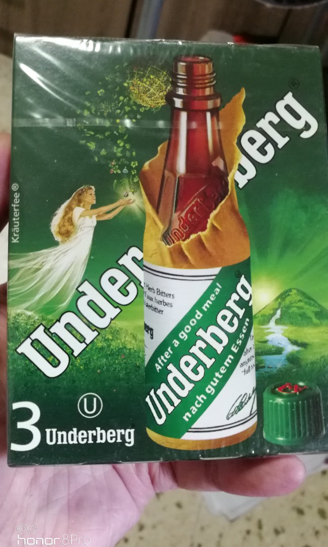 Underberg Digestif Bitters 3 X 20ml minature pack. Herbs Tonic Liquer ...