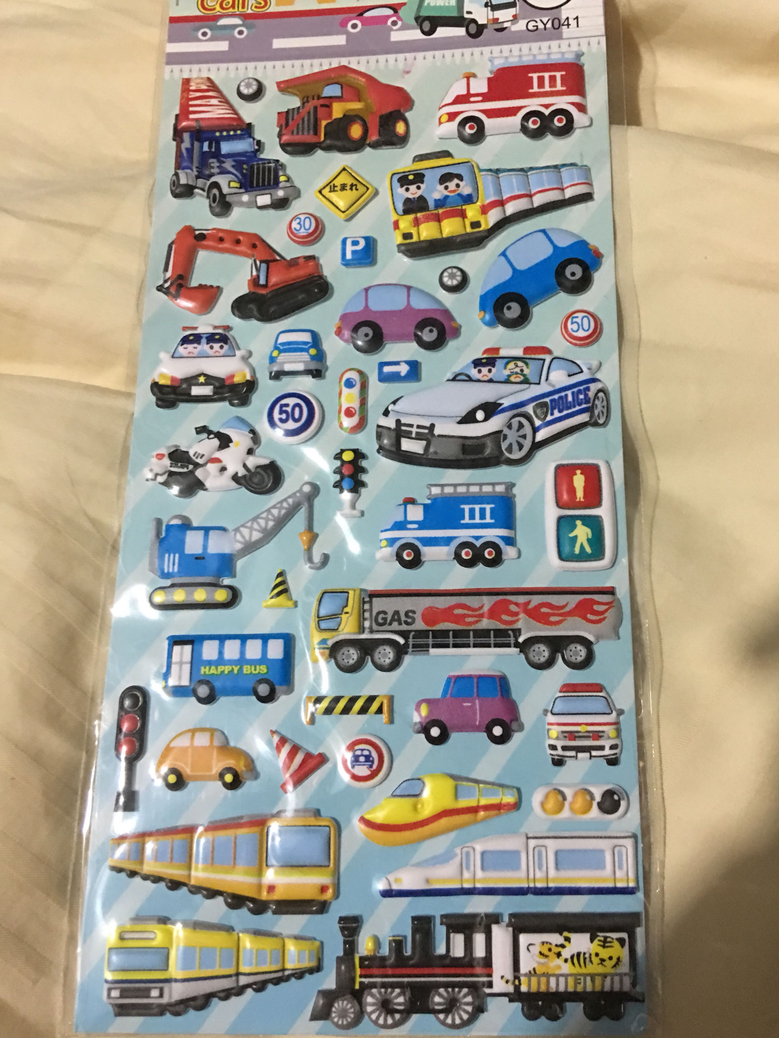 Vehicles Stickers, Hobbies & Toys, Stationery & Craft, Stationery ...