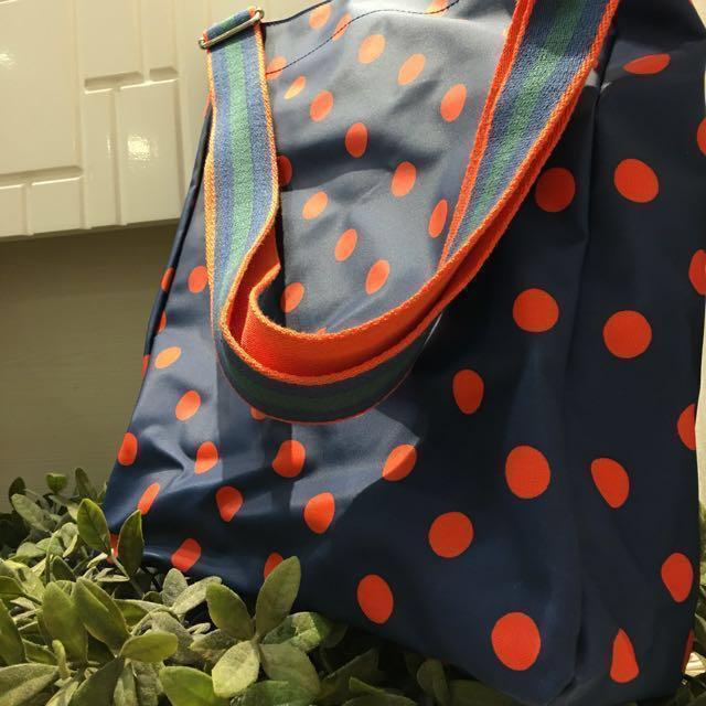 AUTHENTIC Cath Kidston Polka Dots Branded Sling Bag, Women's Fashion ...