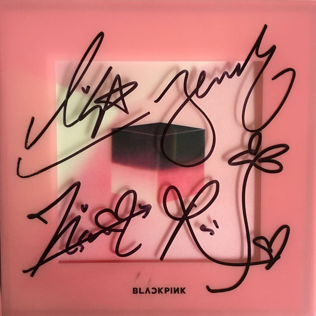 BLACKPINK AUTOGRAPHED SQUARE UP MINI ALBUM, Entertainment, K-Wave on ...
