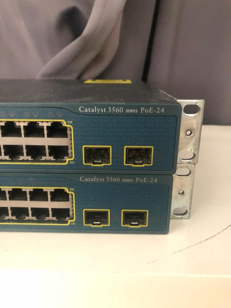 Cisco Catalyst 3560-Plus Series Switches Poe-24, Computers & Tech ...