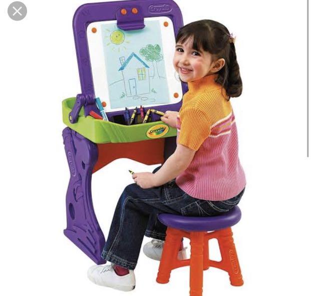 Crayola table/easel with chair, Babies & Kids, Baby Nursery & Kids ...