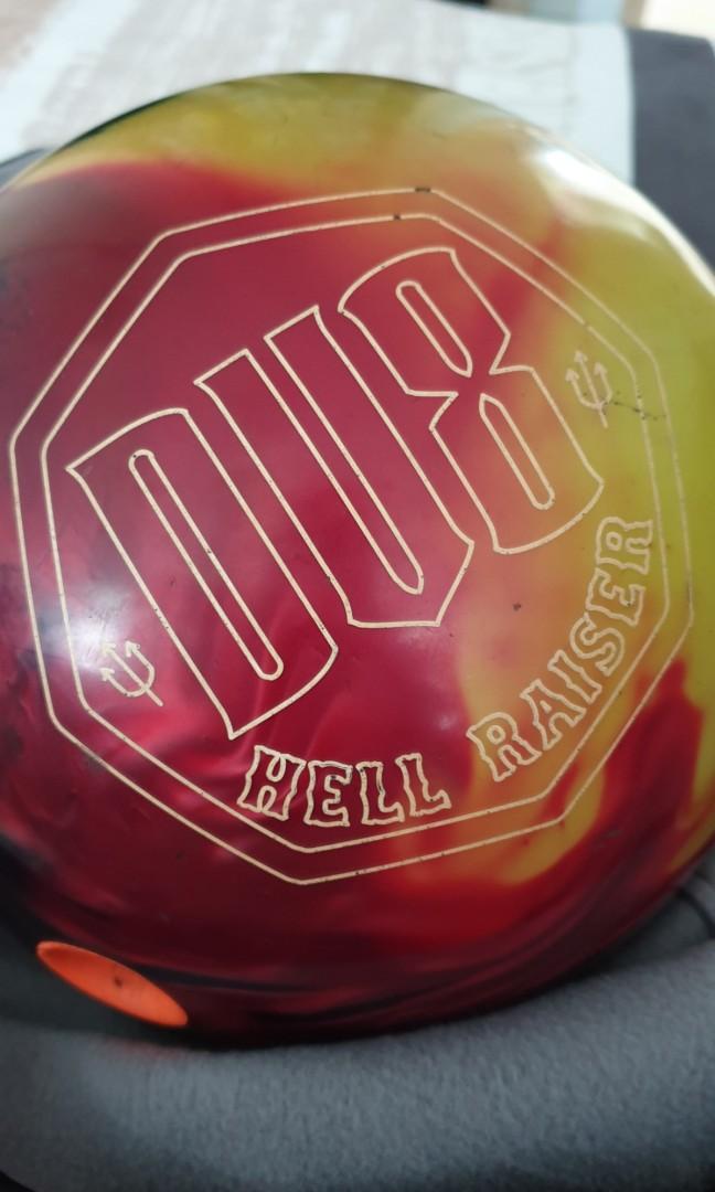 DV8 Hell Raiser bowling ball 15 lbs, Sports Equipment, Sports & Games, Billiards & Bowling on ...