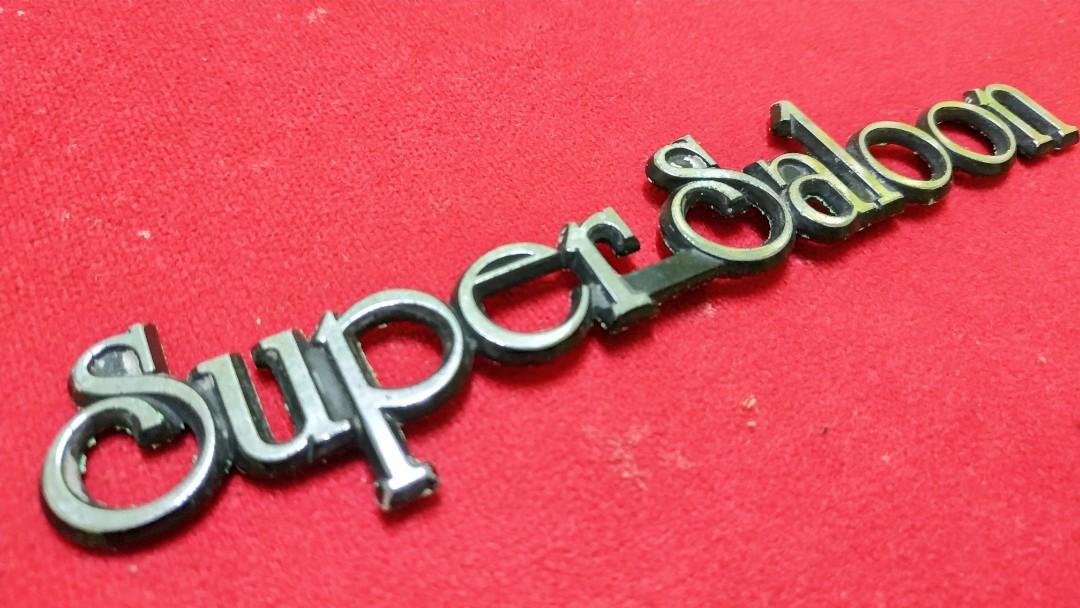 Emblem SUPER SALOON original, Auto Accessories on Carousell