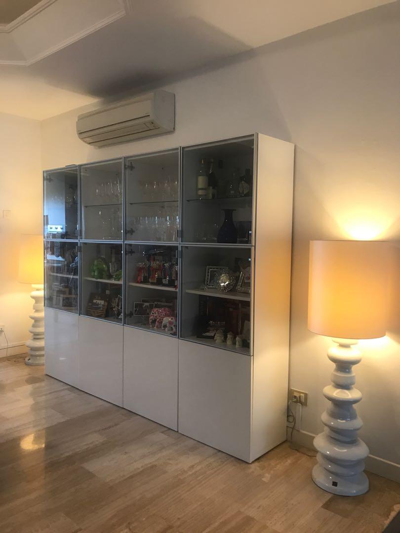 IKEA wall display cabinet, Furniture & Home Living, Furniture, Shelves ...