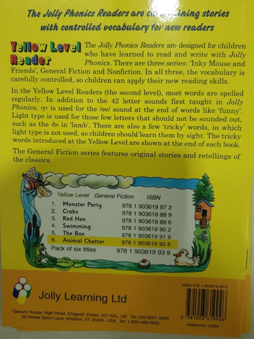Jolly Phonics Readers book set (6 titles), Hobbies & Toys, Books ...