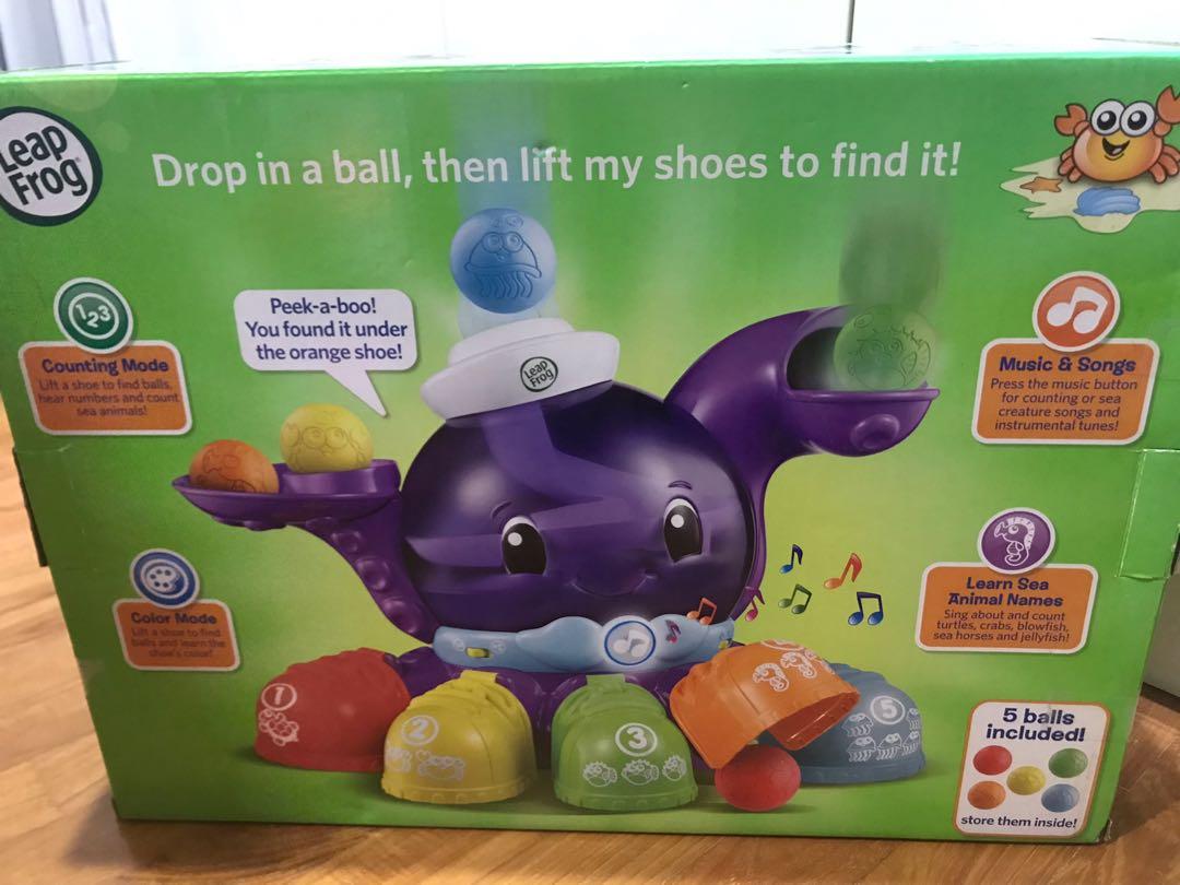 Leapfrog Peek-a-shoe talking Octopus, Hobbies & Toys, Toys & Games on ...