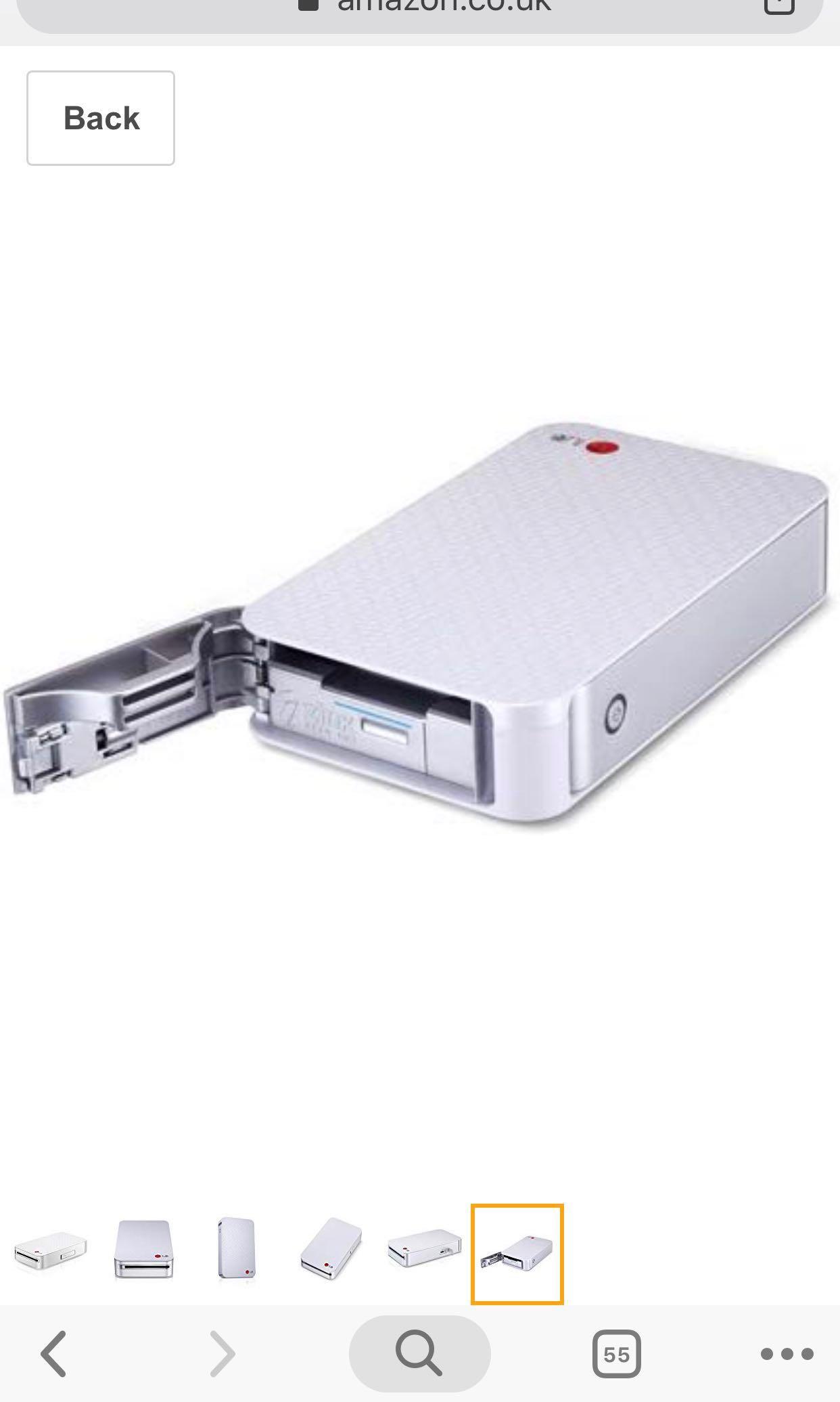 LG Pocket Photo printer pd233, Computers & Tech, Printers, Scanners ...