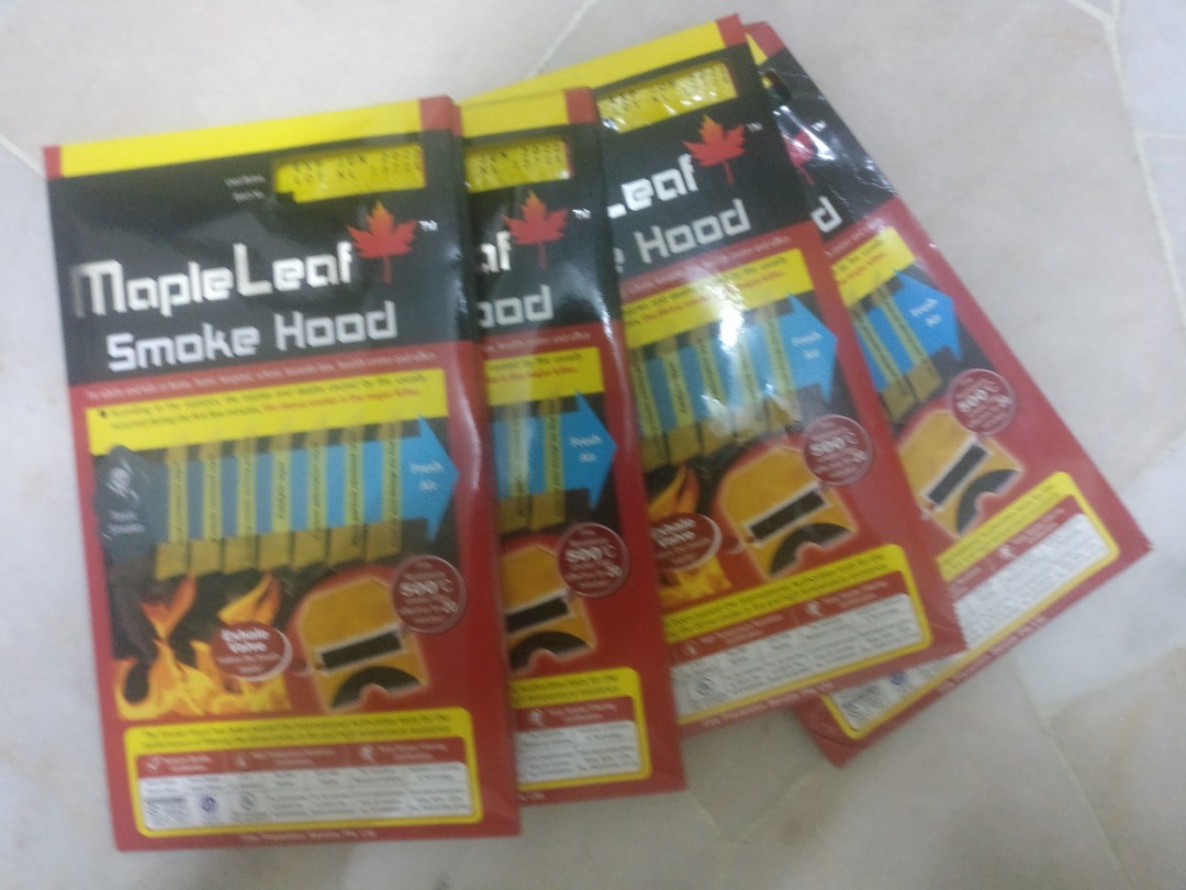 [Rare Preventation Item in Msia] Maple Leaf Fire Prevention Life Rescue ...