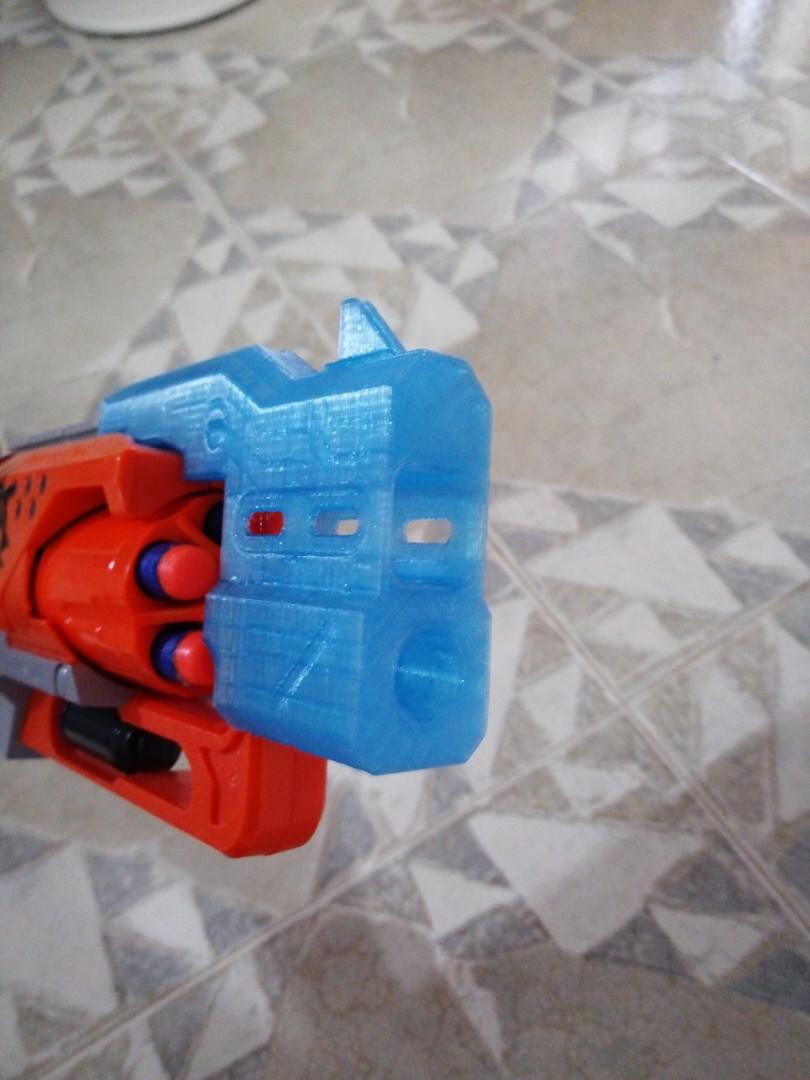 Nerf 3d printed hammershot attachment, Hobbies & Toys, Toys & Games on ...