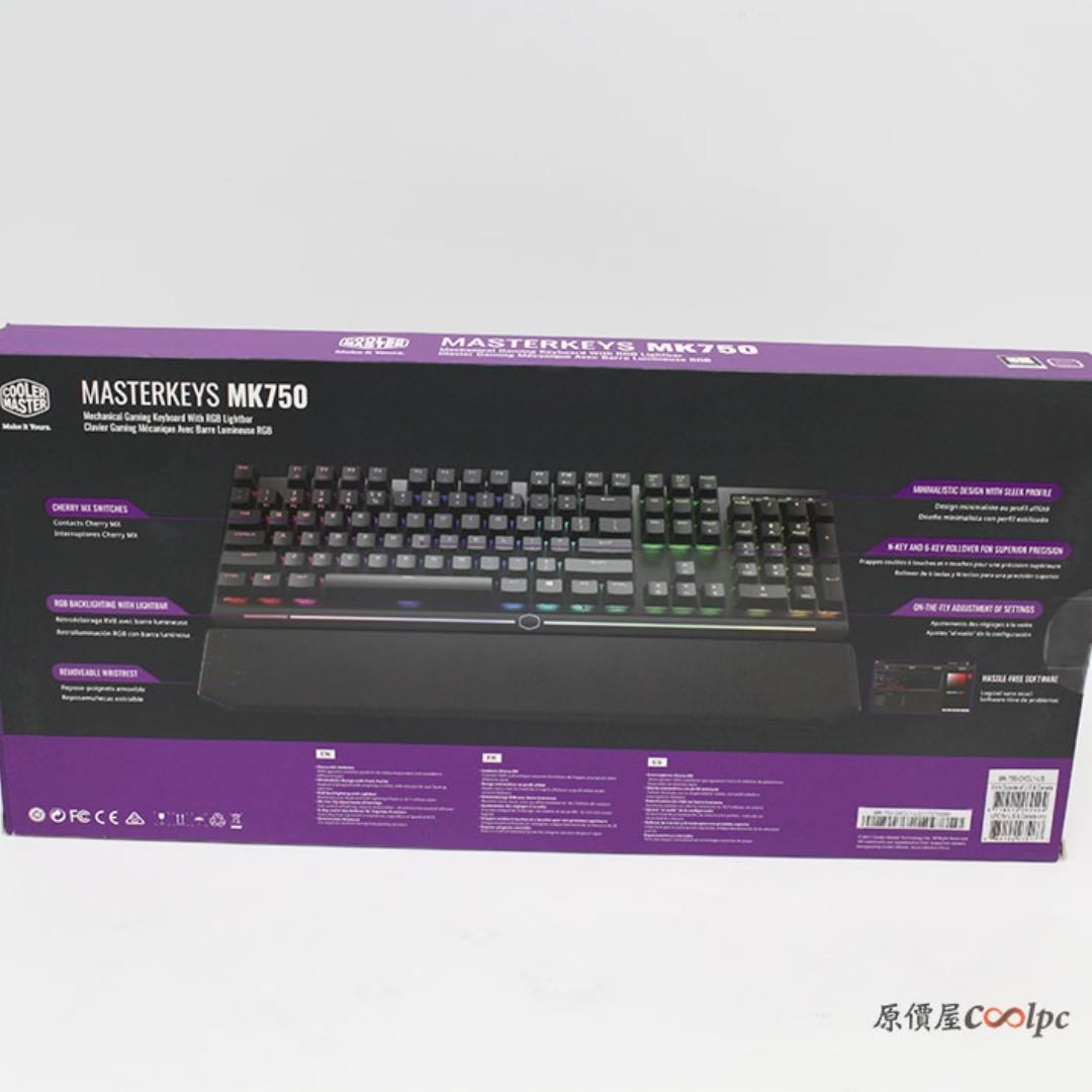 [全新new] CoolerMaster MK750 機械鍵盤 mechanical keyboard, 電腦＆科技, 電腦周邊及配件, 電腦 ...