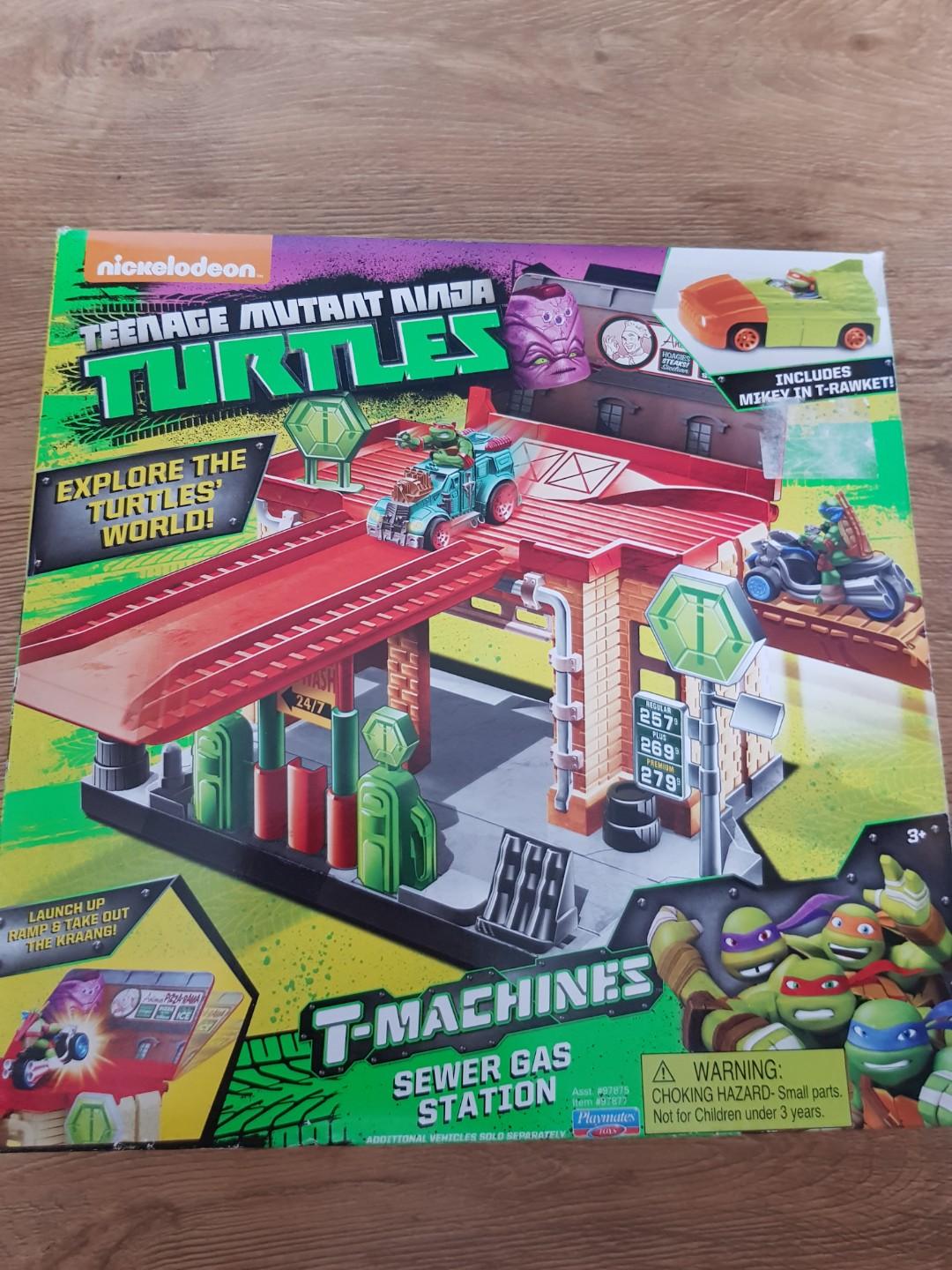 Nickelodeon Teenage Mutant Ninja Turtles T-machines 'Sewer Gas Station ...