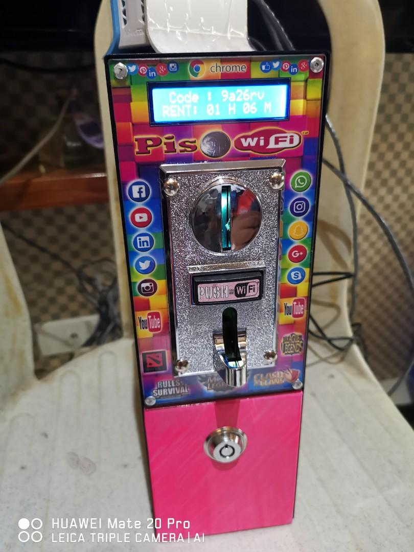 Piso Wifi Machine with Led indicator auto generated codes, Furniture ...