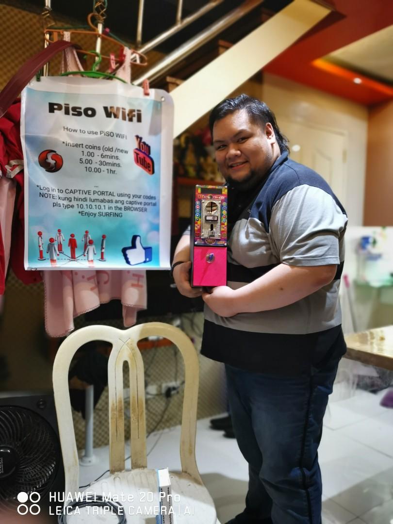 Piso Wifi Machine with Led indicator auto generated codes, Furniture ...