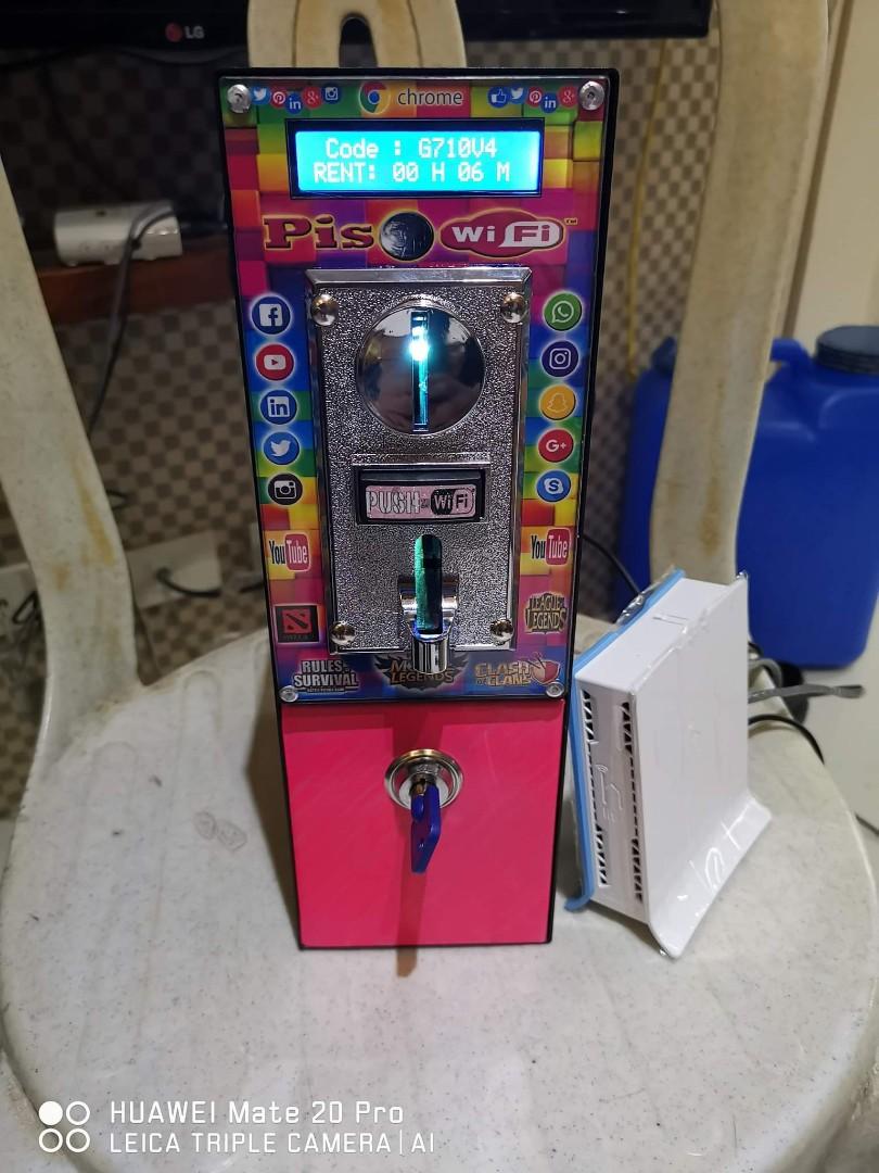 Piso Wifi Machine with Led indicator auto generated codes, Furniture ...