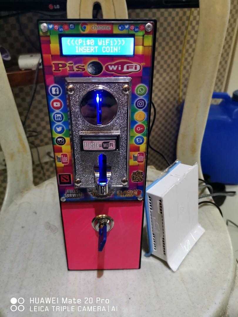 Piso Wifi Machine with Led indicator auto generated codes, Furniture ...