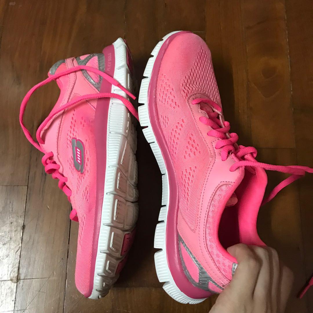 Skechers hot pink shoes (size 37), Women's Fashion, Footwear, Sneakers ...