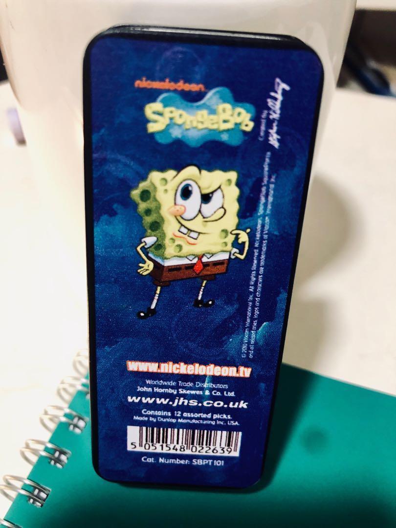 SpongeBob Guitar Picks, Hobbies & Toys, Music & Media, Music ...