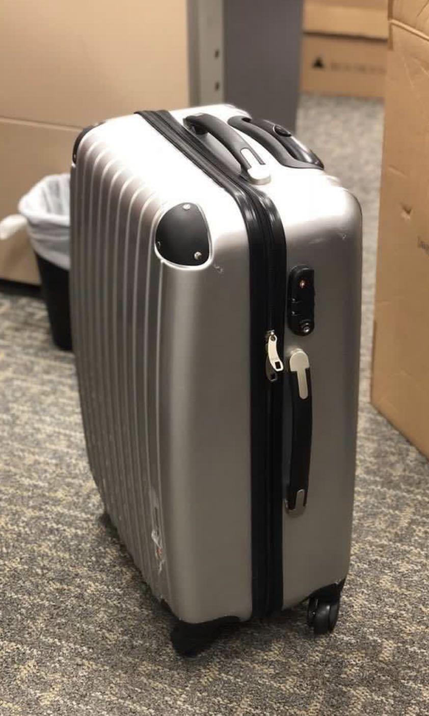 Swiss Mate 24” Silver Luggage, Hobbies & Toys, Travel, Luggage on Carousell