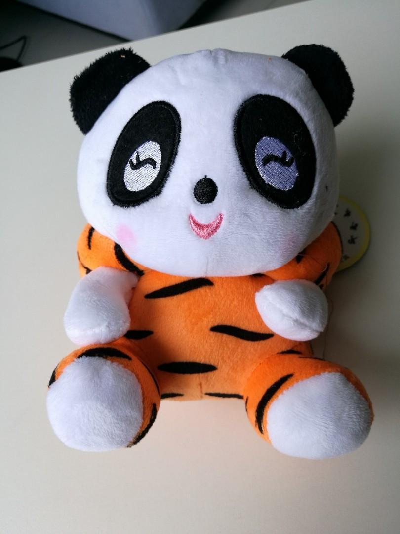 [Tiger] Panda Plush Stuffed Toy with 12 Chinese Zodiac Costume, Hobbies ...