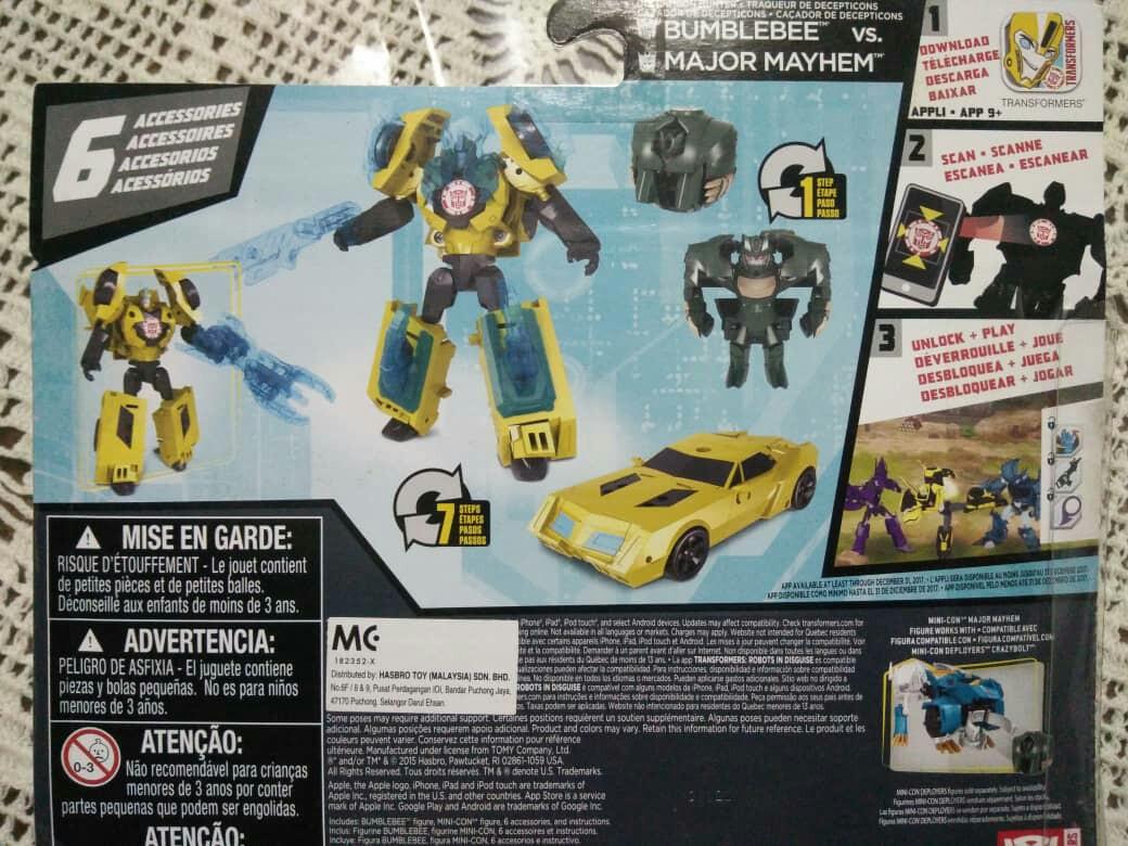 Transformers (Bumblebee vs Major Mayhem), Hobbies & Toys, Toys & Games ...