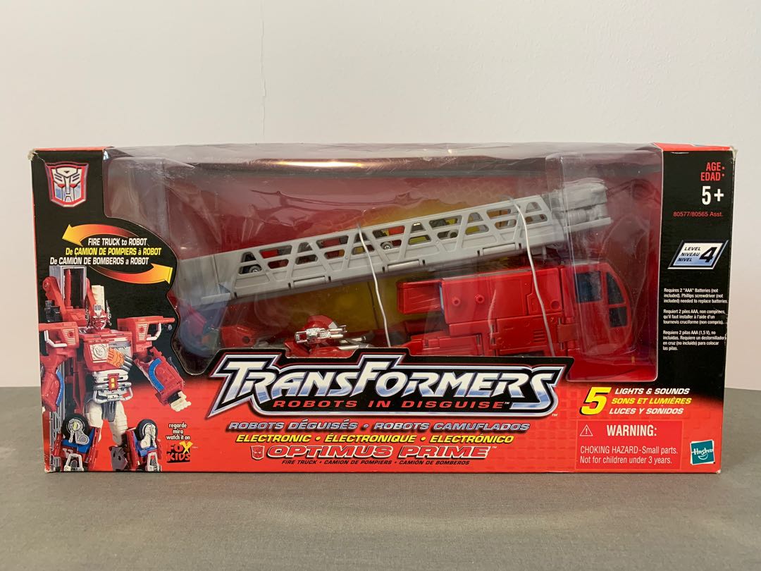 Transformers RID Optimus Prime (Fire Convoy) 2001, Hobbies & Toys, Toys ...