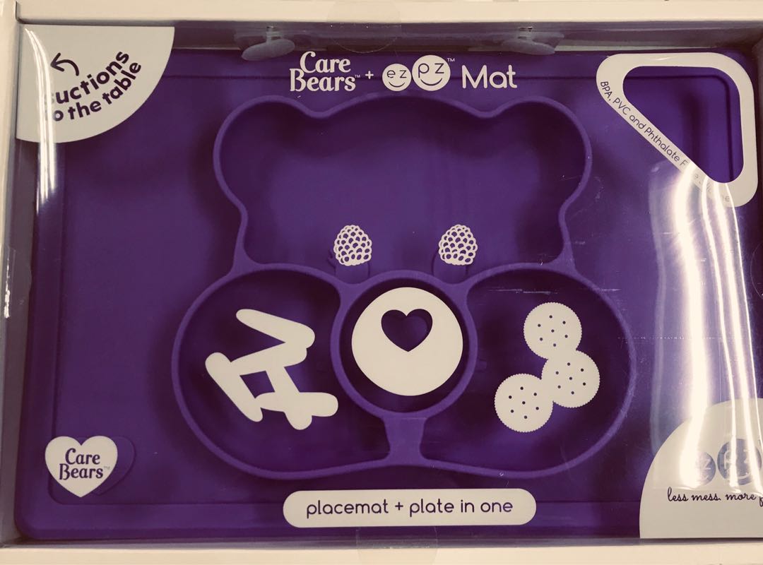 BNIB Ezpz Care Bear Mat, Babies & Kids, Nursing & Feeding, Weaning ...