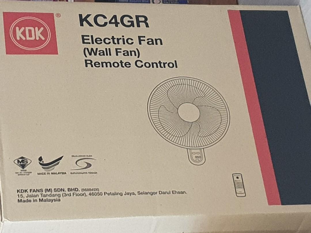 Brand New KDK wall fan sealed in box, Electronics, Others on Carousell