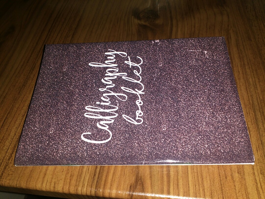 Calligraphy Booklet, Hobbies & Toys, Stationary & Craft, Craft Supplies ...