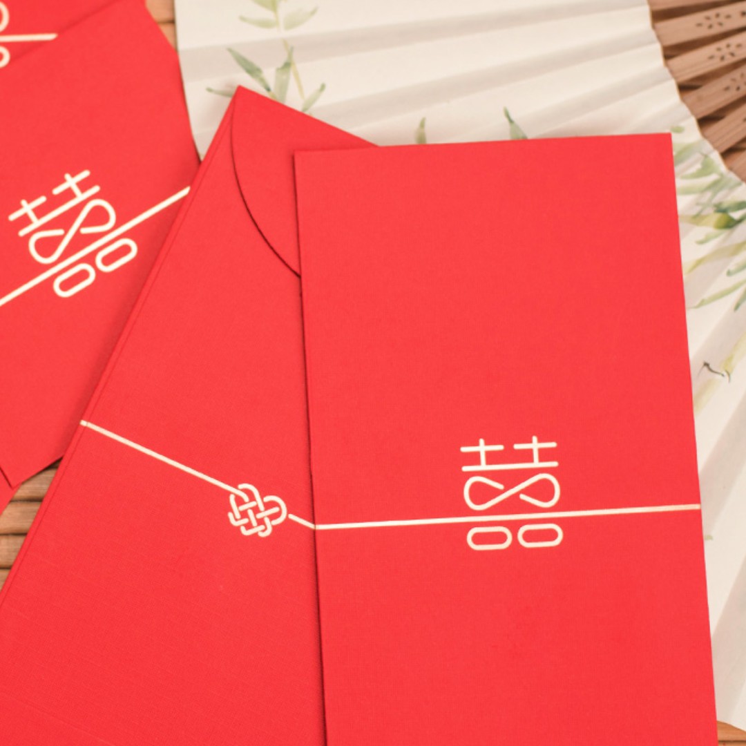 Chinese wedding red packet - Ang bao, Hobbies & Toys, Stationery ...