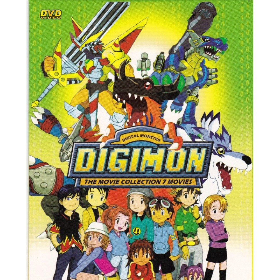 Digimon Digital Monster The Movie Collection 7 Movies Anime DVD ...