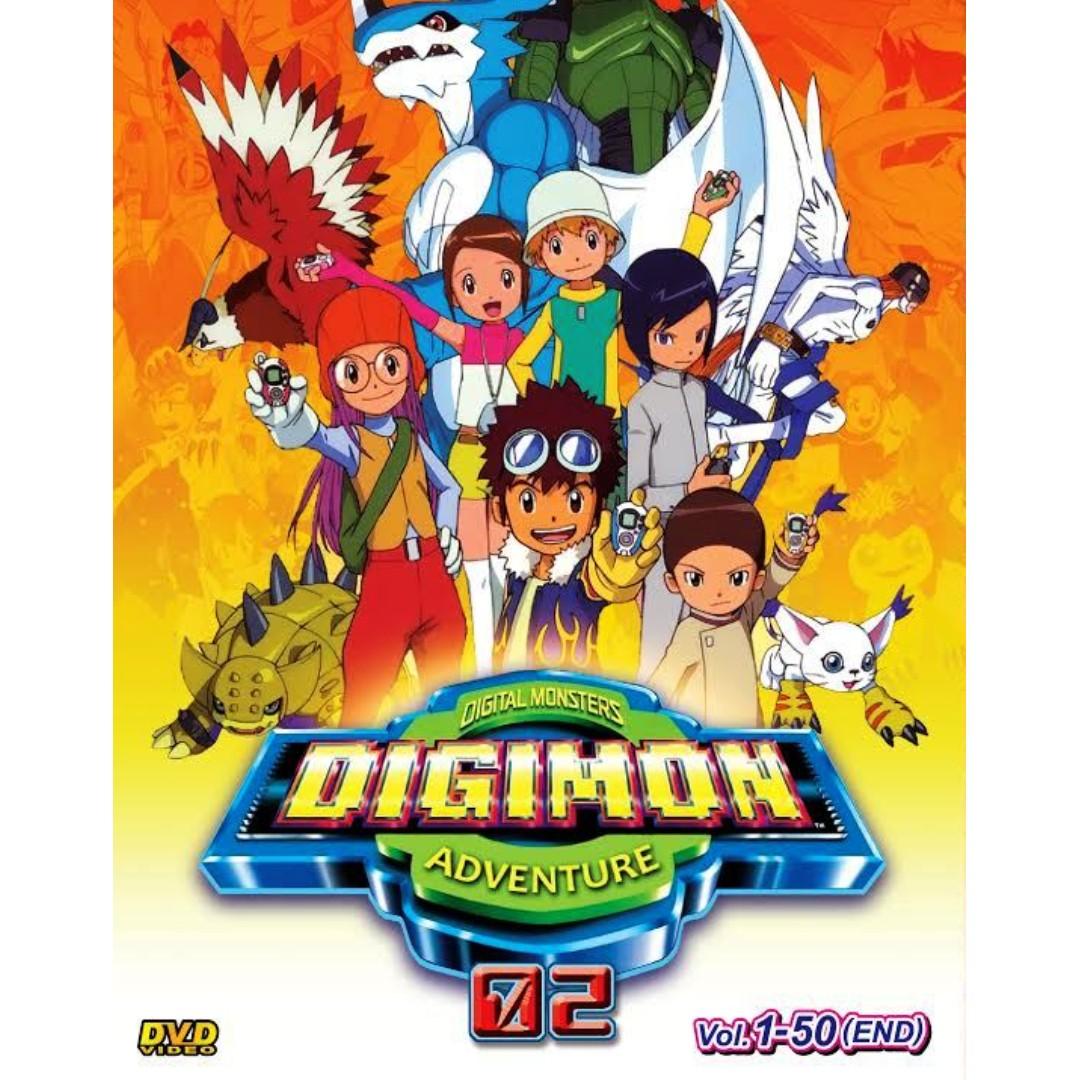 Digital Monsters Digimon Adventure 02 Vol.1-50End Anime DVD, Hobbies ...