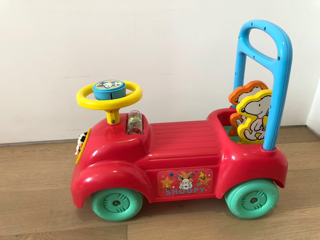 【Discounted 】Snoopy’s push and ride car S$30–>S$20, Babies & Kids ...