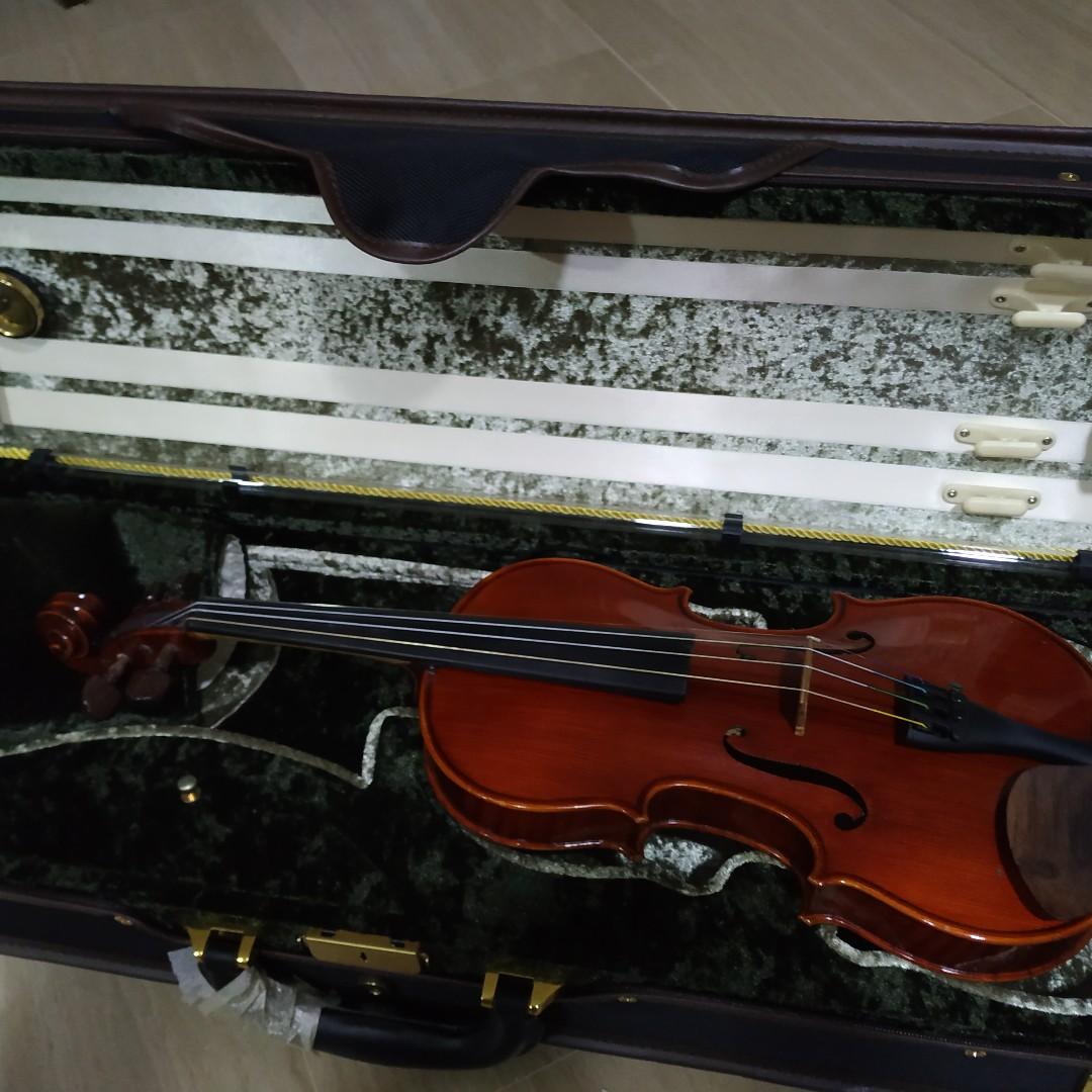 Eurostring violin model 500 3/4 size, Hobbies & Toys, Music & Media ...