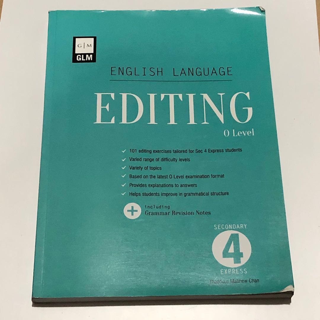 GLM Sec 4 Express English Language Editing, Hobbies & Toys, Books ...