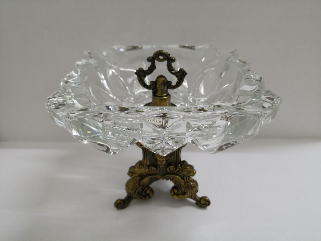Italy crystal Ashtray, Furniture & Home Living, Home Decor, Vases ...