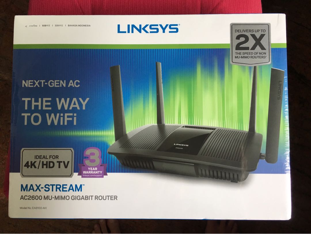 LinkSys AC2600 Gigabit Router (Star Hub), Computers & Tech, Parts ...