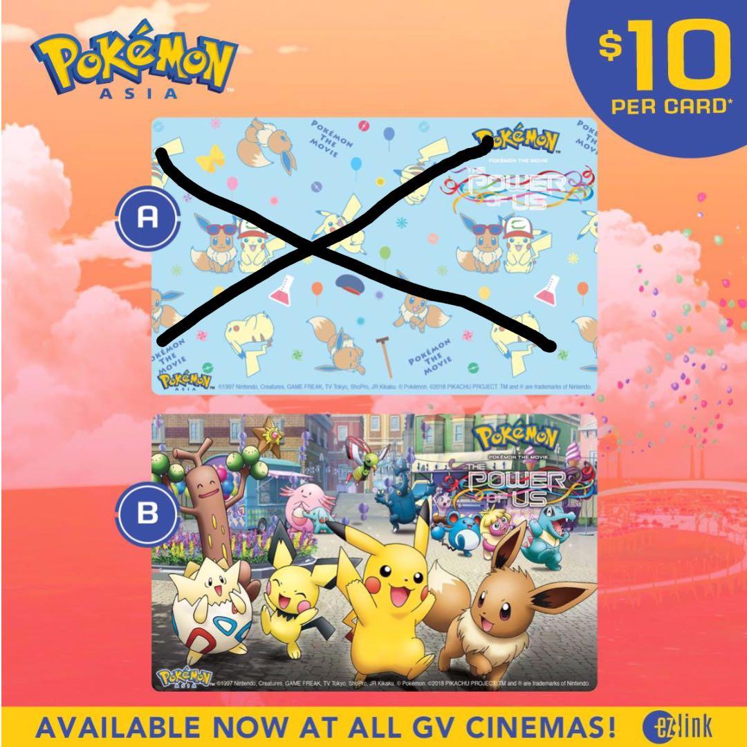 Pokemon EZ-Link Card - Design B, Everything Else on Carousell