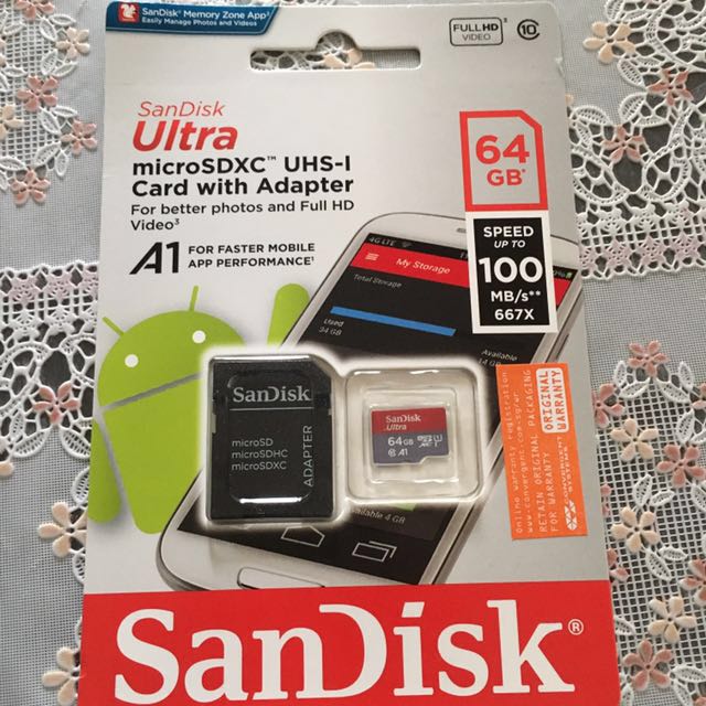 Sandisk Micro SD Card, Audio, Portable Audio Accessories on Carousell