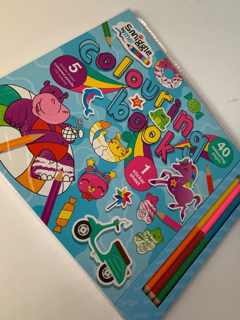 Smiggle Colouring Book, Hobbies & Toys, Books & Magazines, Children's ...