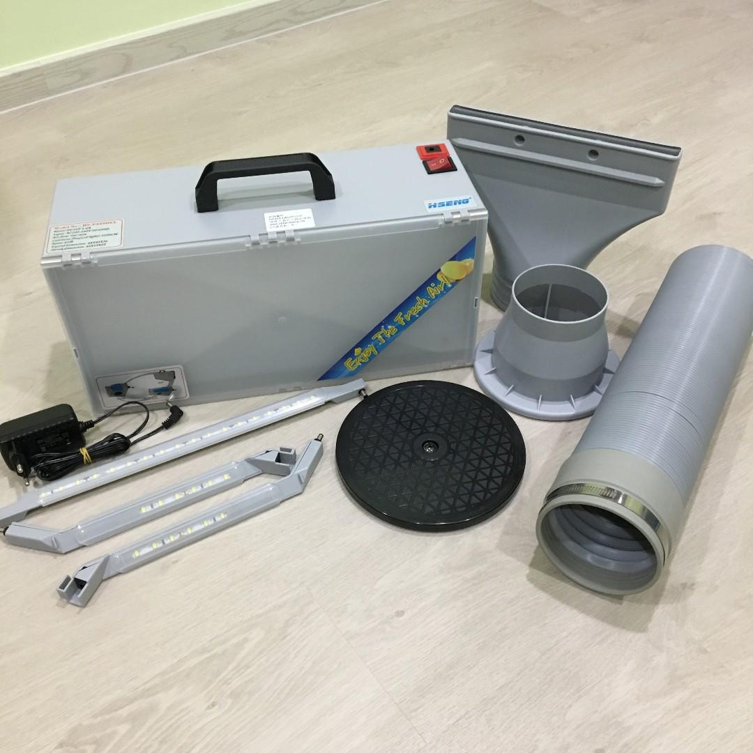 Spray Booth With LED Lights HS E420DCLK Hobbies Toys Stationery