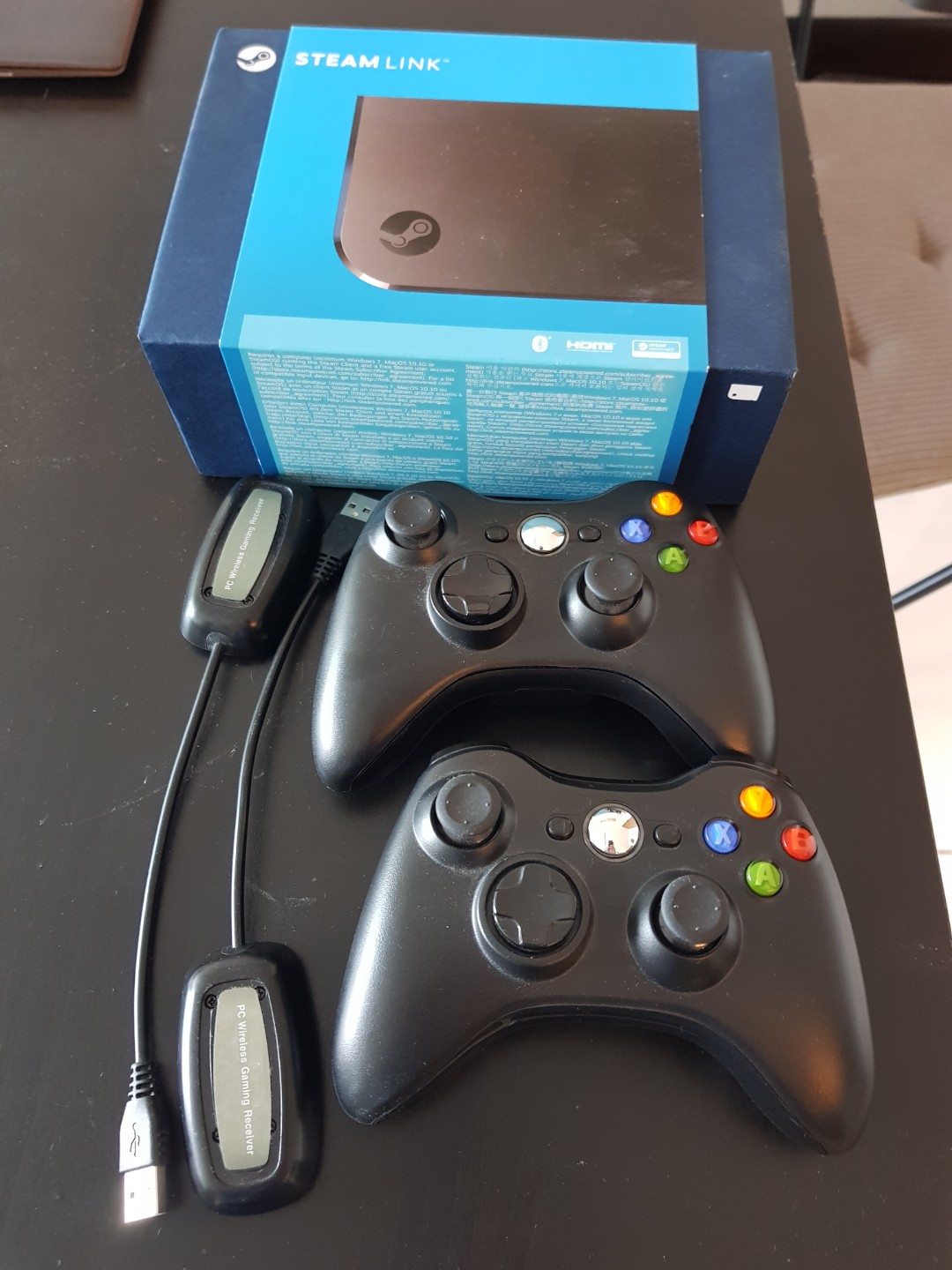 Steam link with 2 controllers, Video Gaming, Gaming Accessories ...