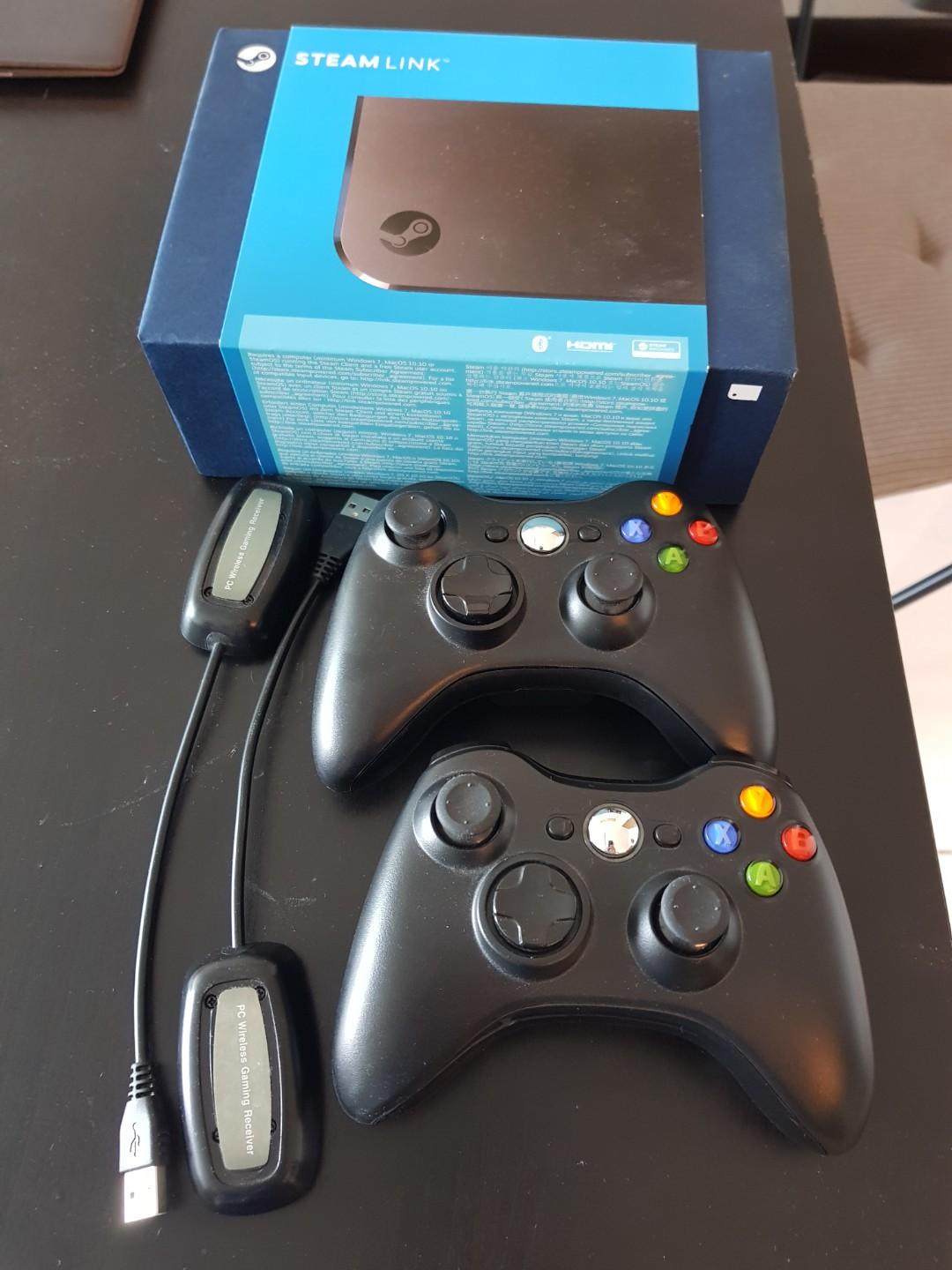 Steam link with 2 controllers, Video Gaming, Gaming Accessories ...