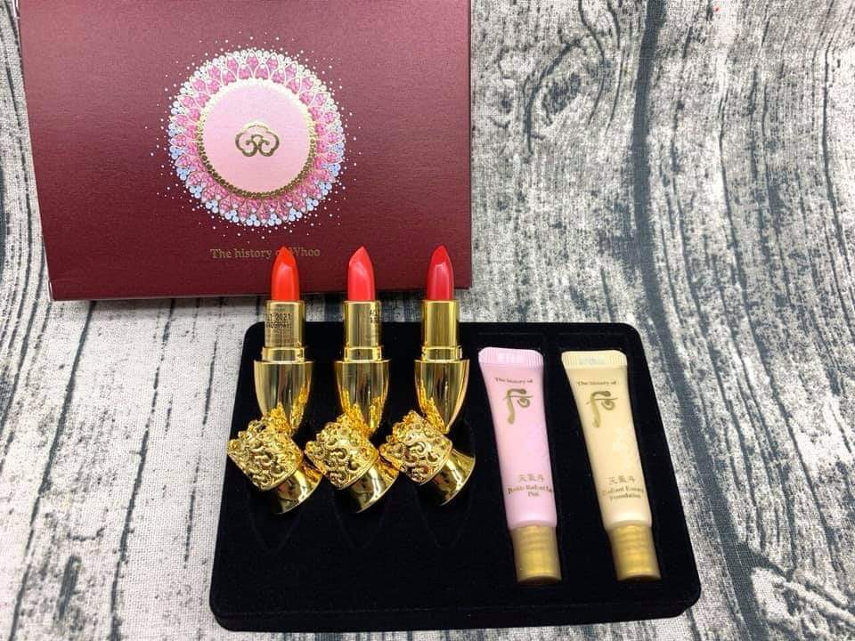 The history of whoo - Gongjinhyang Mi Luxury Mini Lipstick Special Set ...