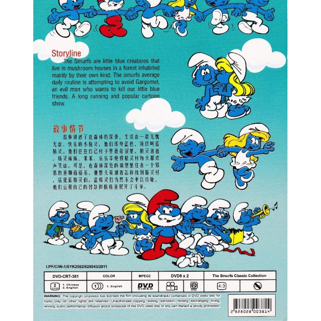 The Smurfs Classic Collection Anime DVD, Hobbies & Toys, Music & Media ...