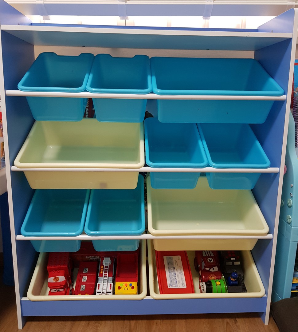 Toy rack, Furniture & Home Living, Furniture, Shelves, Cabinets & Racks ...