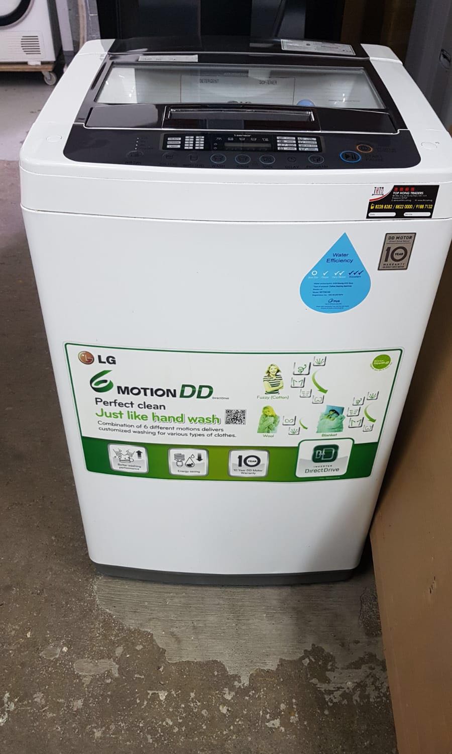 Used LG 7kg Direct Drive Top Load Washing Machine WFT7061DD, TV & Home ...