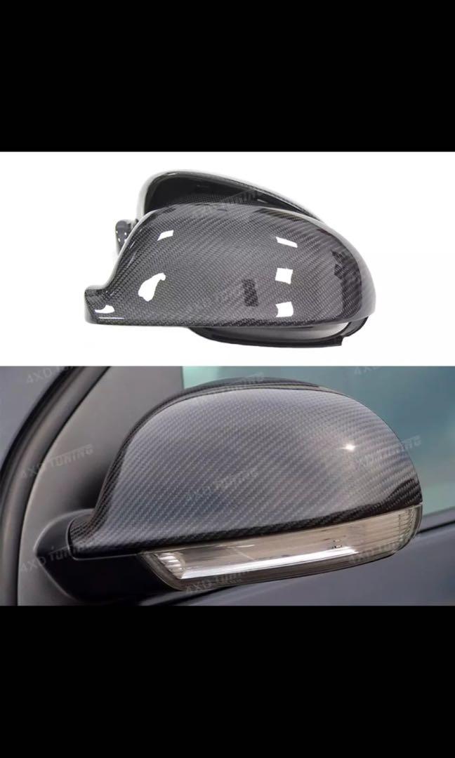 VW Golf Real Carbon Fibre Mk5 Side Mirror Cover, Car Accessories ...