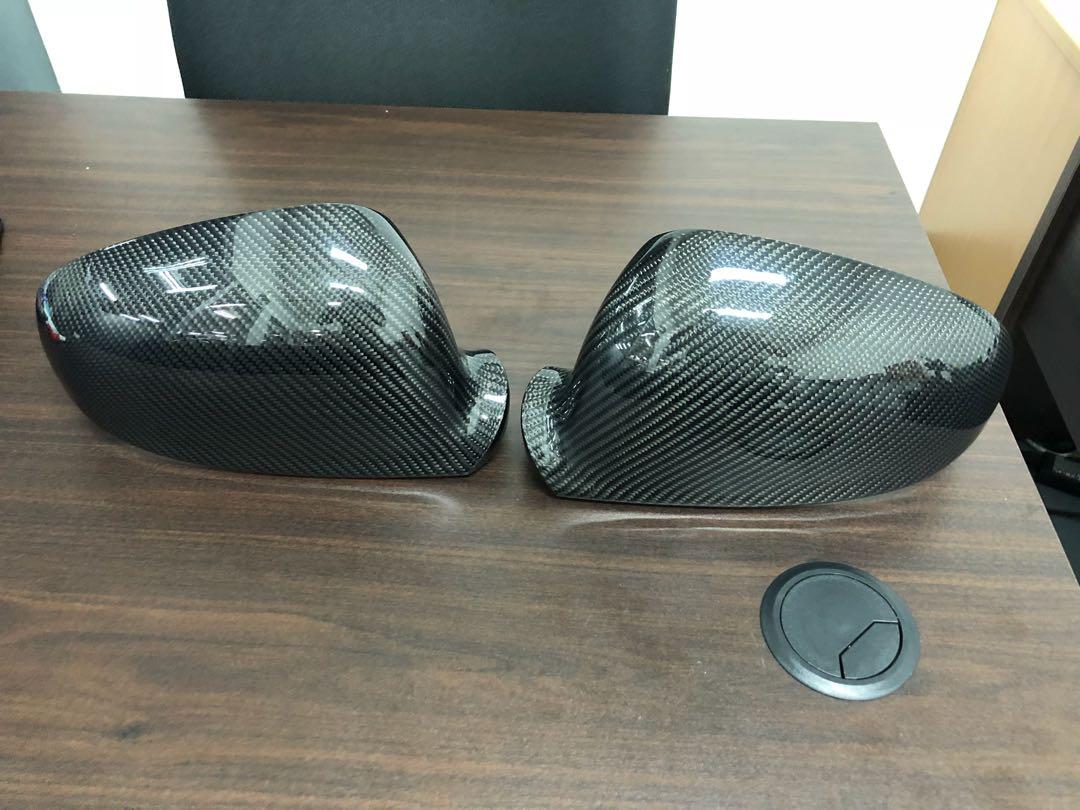 VW Golf Real Carbon Fibre Mk5 Side Mirror Cover, Car Accessories ...